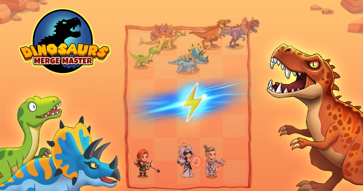 Dinosaurs Merge Master 🕹️ Play Online for Free! | Agames.io