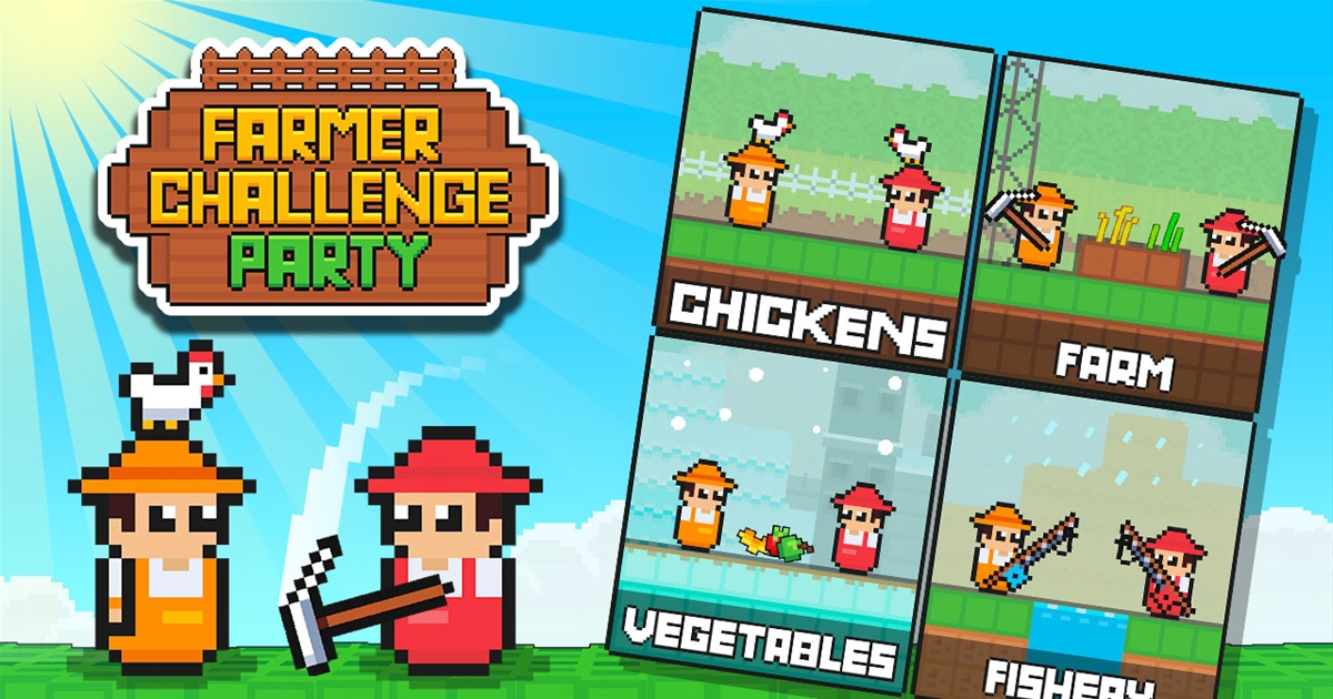 Farmer Challenge Party 🕹️ Play Online for Free! | Agames.io
